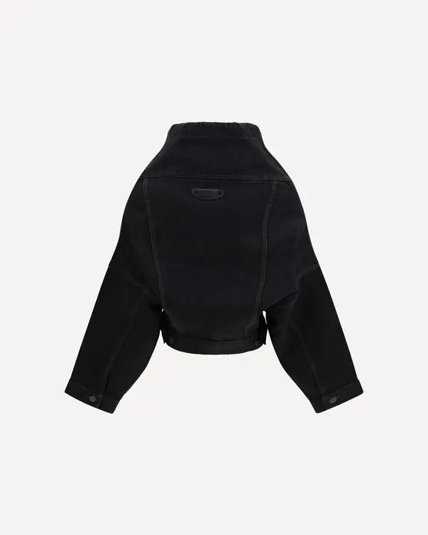 Balenciaga Wrap Organic Japanese Denim Jacket