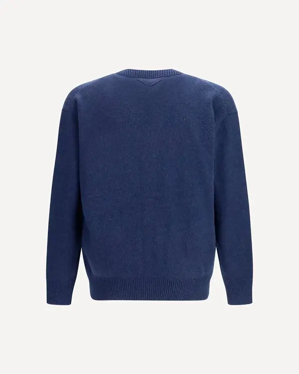 Prada V-neck Re-cashmere Cardigan