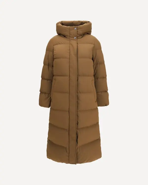 Woolrich Adison Quilted Att Stretch Nylon Puffer Jacket Feale - Brown