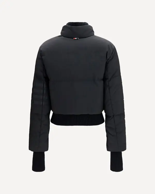 Thom Browne Short Padded Jacket With Front Zip