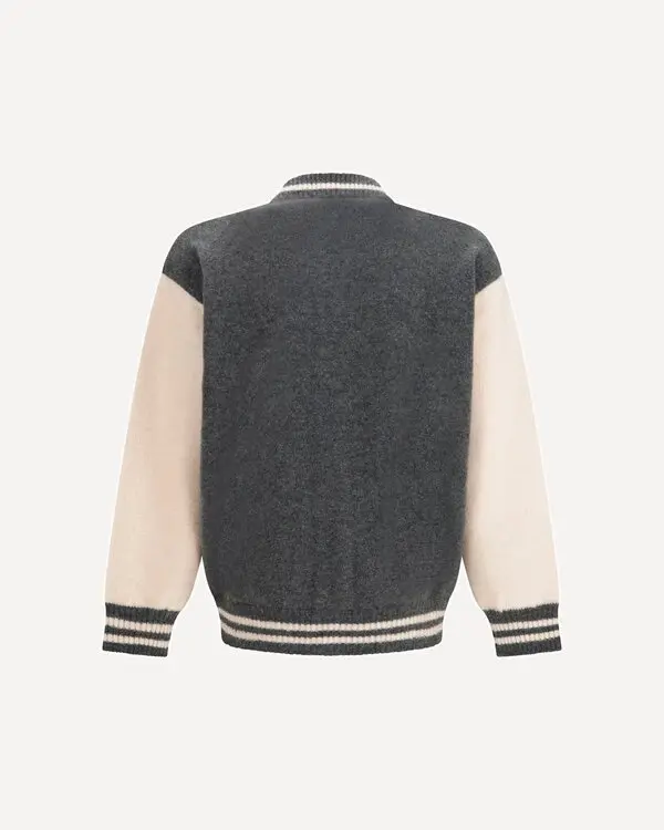 LANEUS Cashmere And Silk Bomber