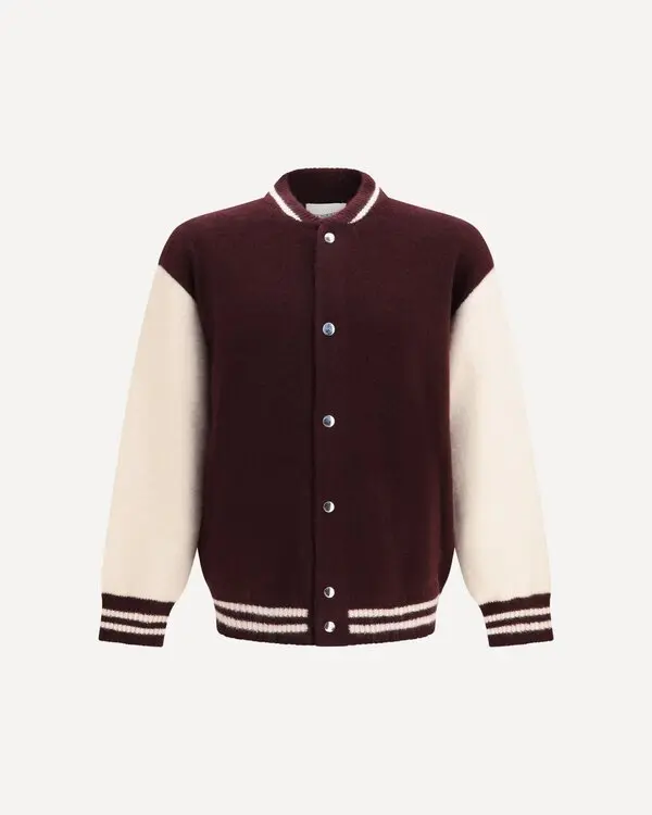 LANEUS Cashmere And Silk Bomber - Multicolour