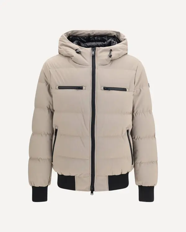 Moose Knuckles Soho Down Puffer Jacket Mae - Beige