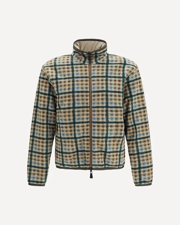 Moncler Reversible Teddy-effect Zip Sweatshirt - Multicolour