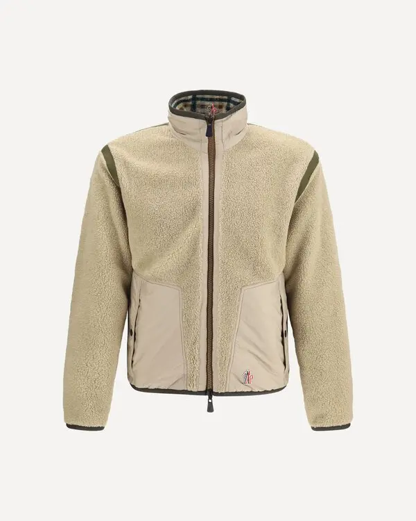 Moncler Reversible Teddy-effect Zip Sweatshirt