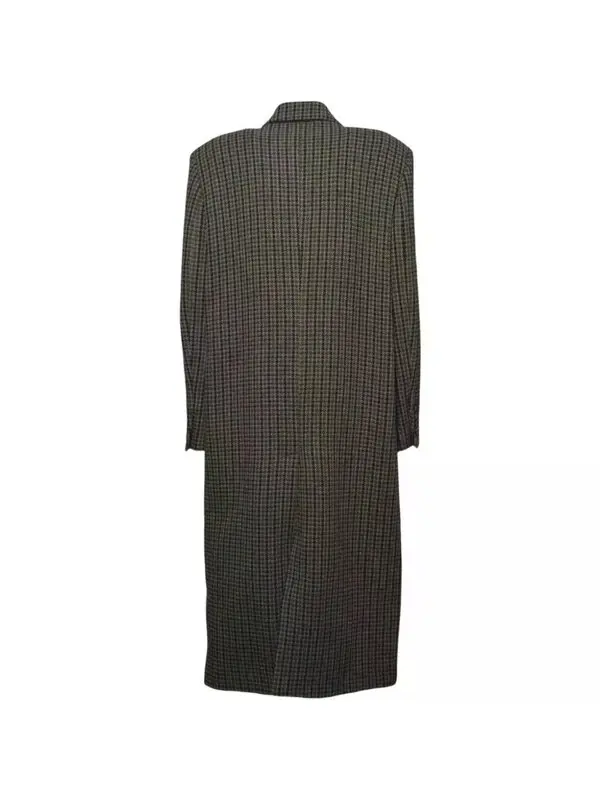 SOLOTRE Check Double-breasted Coat