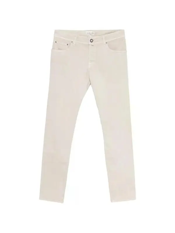 JACOB COHЁN Nick Slim-fit Trousers - Neutrals