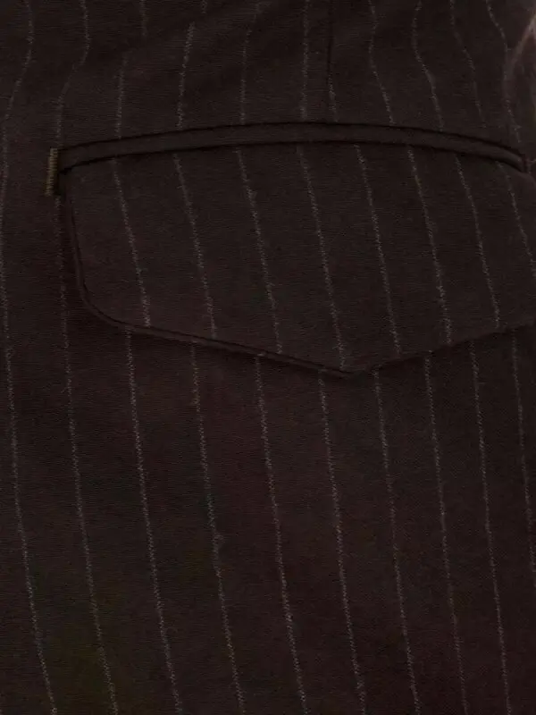 MARSEM Pinstripe-pattern Pleated Tailored Trousers