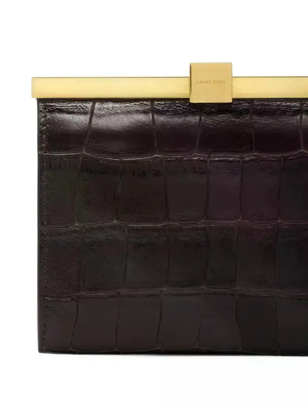 ANINE BING Anine Wallet Embossed Dark
