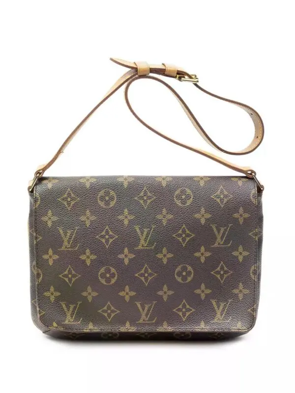 LOUIS VUITTON Musette Tango Monogram Shoulder Bag - Brown