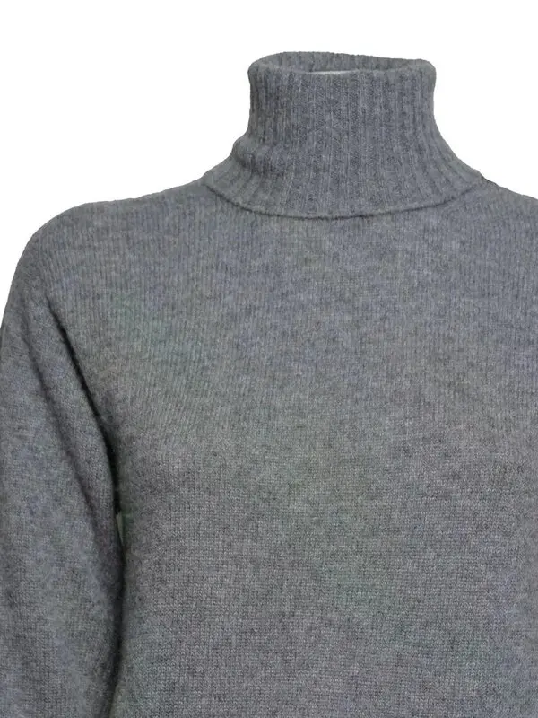 SOLOTRE Roll-neck Ribbed-trim Sweater