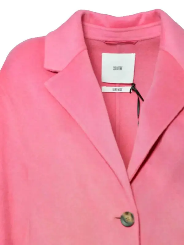 SOLOTRE Notched-lapel Single-breasted Coat