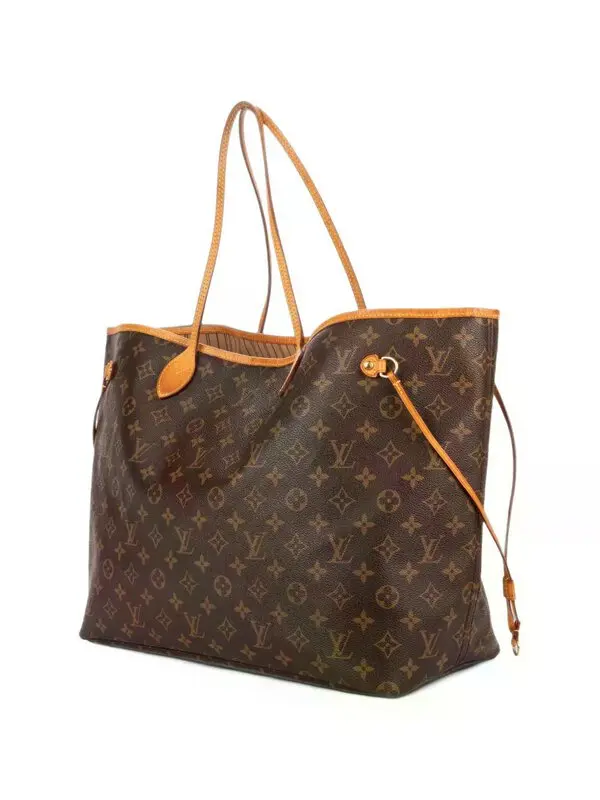 LOUIS VUITTON Neverfull Mm Damier Ebene Tote Bag
