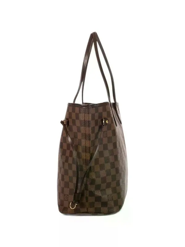 LOUIS VUITTON Neverfull Mm Damier Ebene Tote Bag