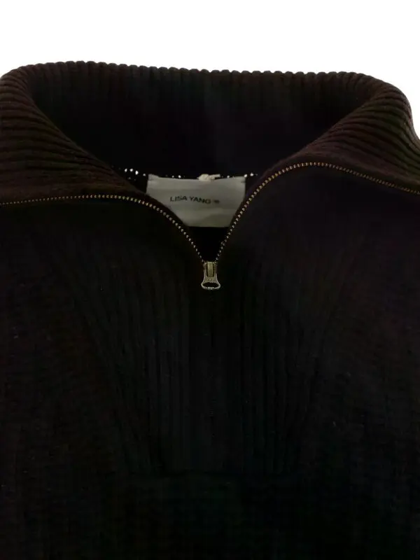 LISA YANG Rafferty Half-zip Sweater
