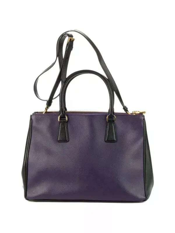Prada Double Zip Galleria Two-way Handbag