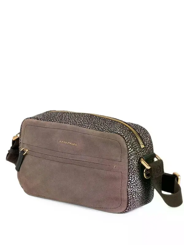 Borbonese O.p. Print Cross Body Bag - Brown