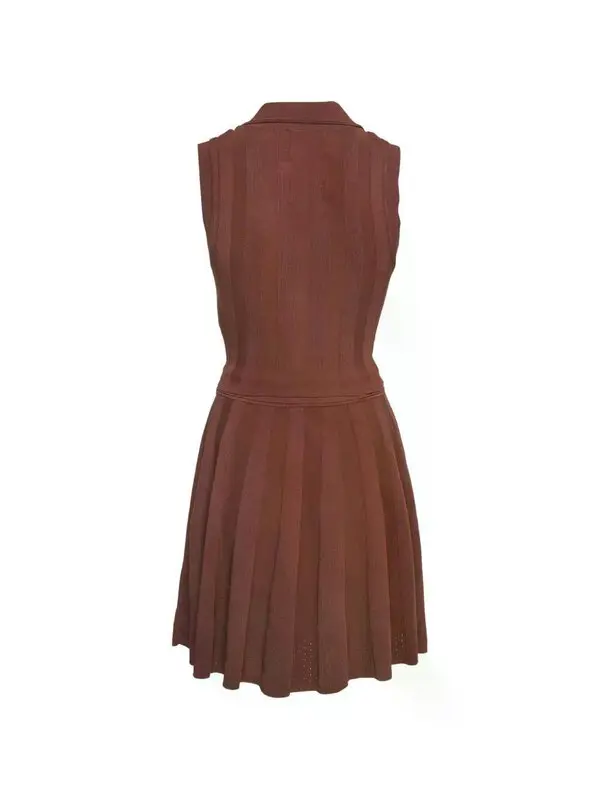 Sandro Rib Knit Skirt And Vest Set