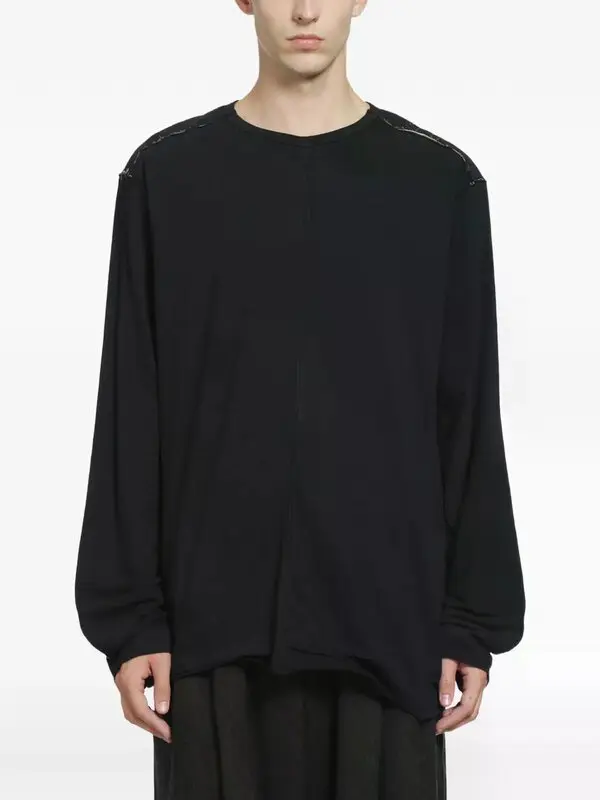 ZIGGY CHEN Front-seam Long-sleeve T-shirt