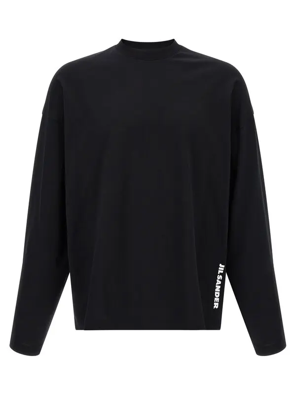 JIL SANDER Logo T-shirt - Black