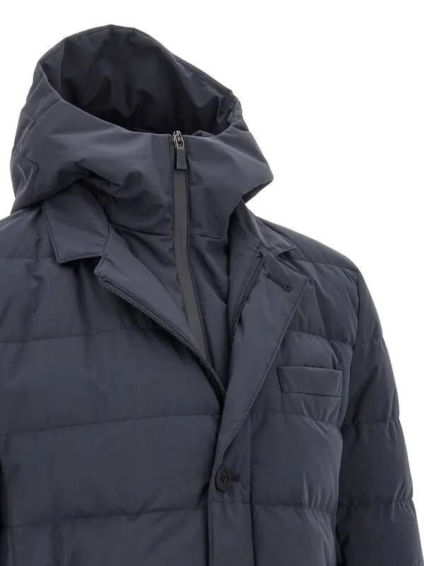 Herno Piumino Medio' Down Jacket - Blue