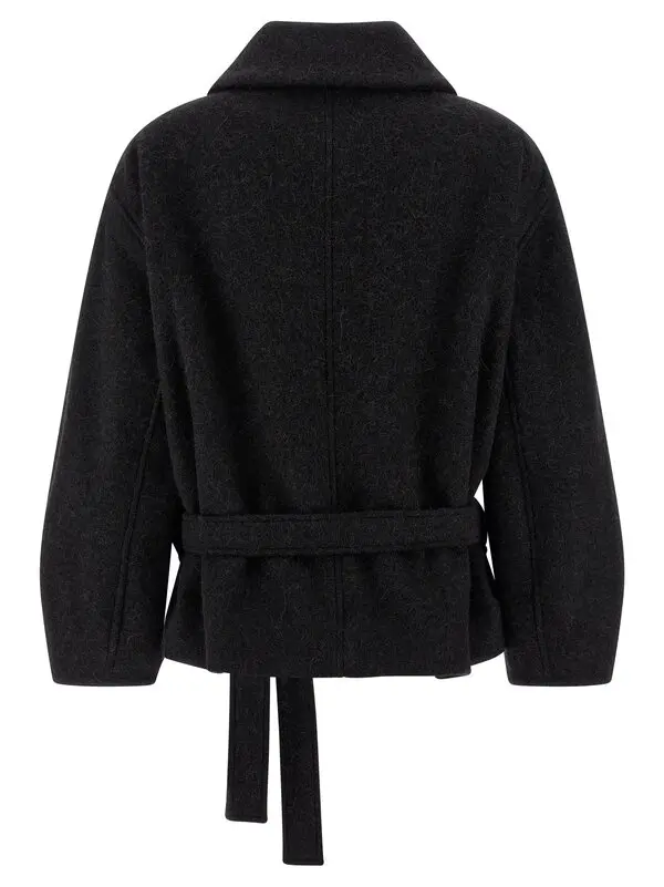 LEMAIRE Short Asymmetrical Bathrobe' Coat