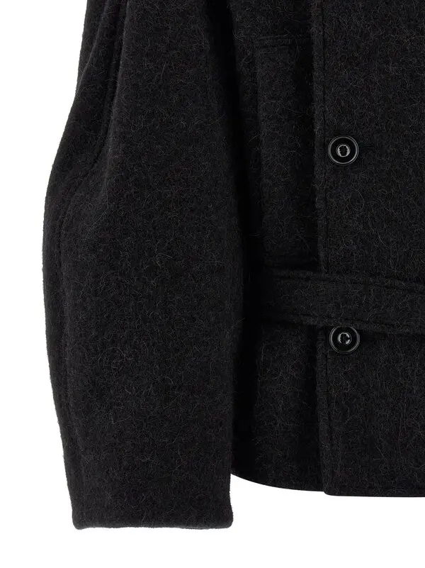 LEMAIRE Short Asymmetrical Bathrobe' Coat