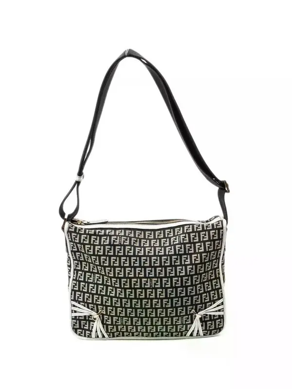 Fendi Triple-strand Zucchino Shoulder Bag - Black