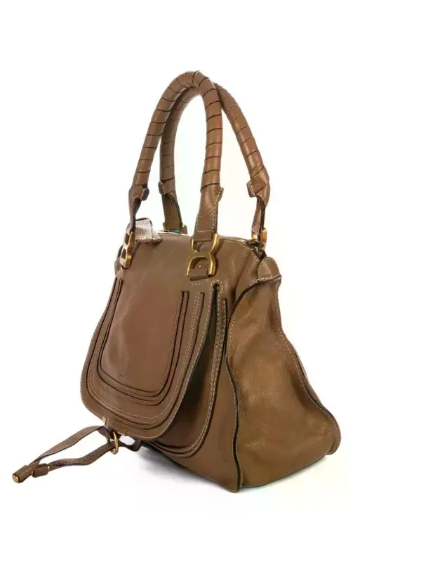 Chloé Medium Marcie Saddle Handbag - Brown