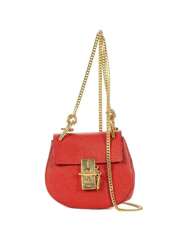 Chloé Nano Drew Cross Body Bag - Red
