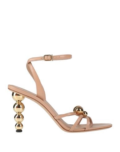 FERRAGAMO Sandals Size Lambskin - Blush