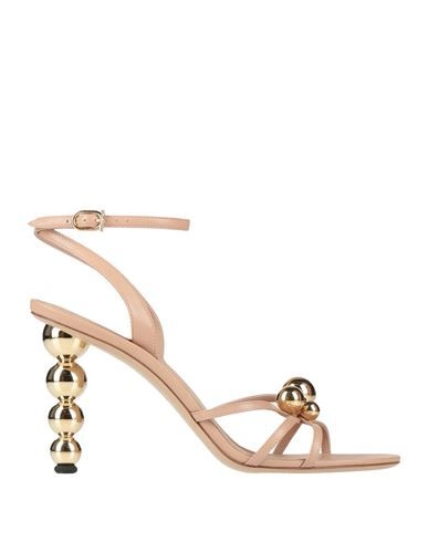 FERRAGAMO Sandals Blush Size Lambskin