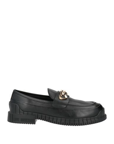 Moschino Loafers Size Calfskin - Black
