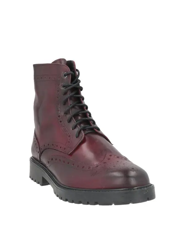 ANDREA VENTURA FIRENZE Ankle Boots Size Leather - Red
