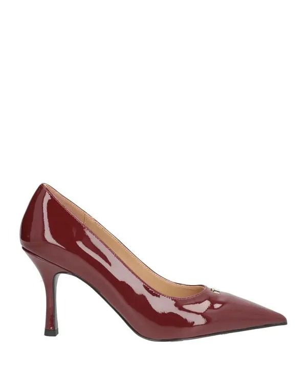 Furla Pumps Burgundy Size Leather - Red