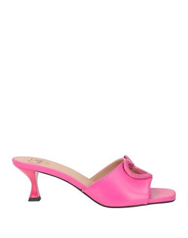 Moschino Sandals Size Leather - Fuchsia
