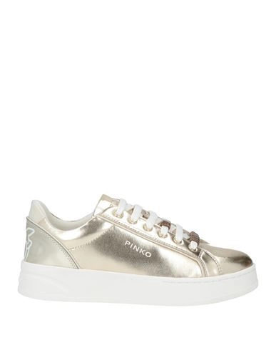 Pinko Sneakers Platinum Size Leather, Synthetic Material - Grey