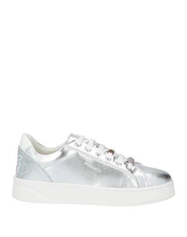 Pinko Sneakers Size Leather, Synthetic Material - Silver