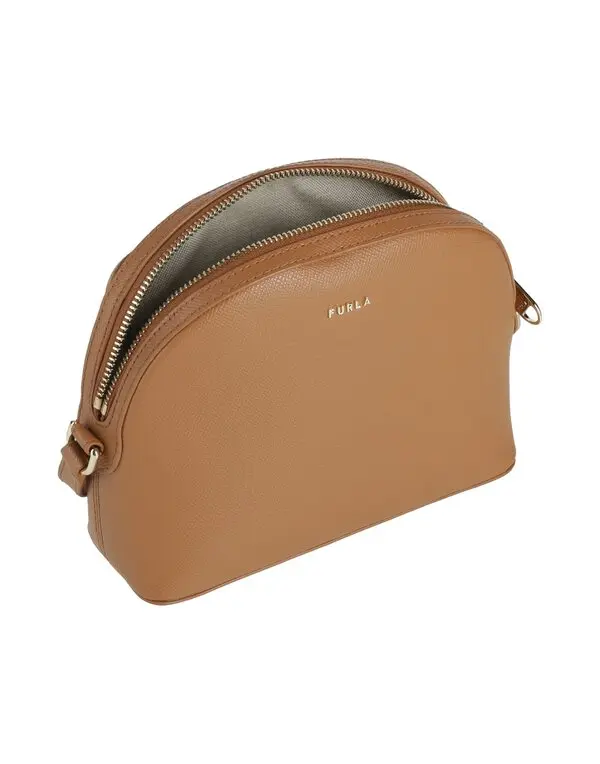 Furla Cross-body Bag Light Brown Calfskin - Beige
