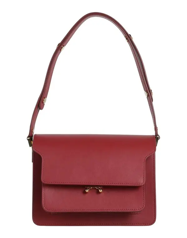 Marni Shoulder Bag Brick Leather