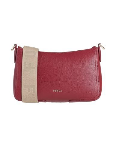 Furla Cross-body Bag Calfskin, Cotton - Garnet