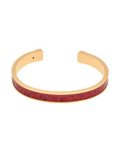 Dsquared2 Bracelet Brass, Calfskin - Red