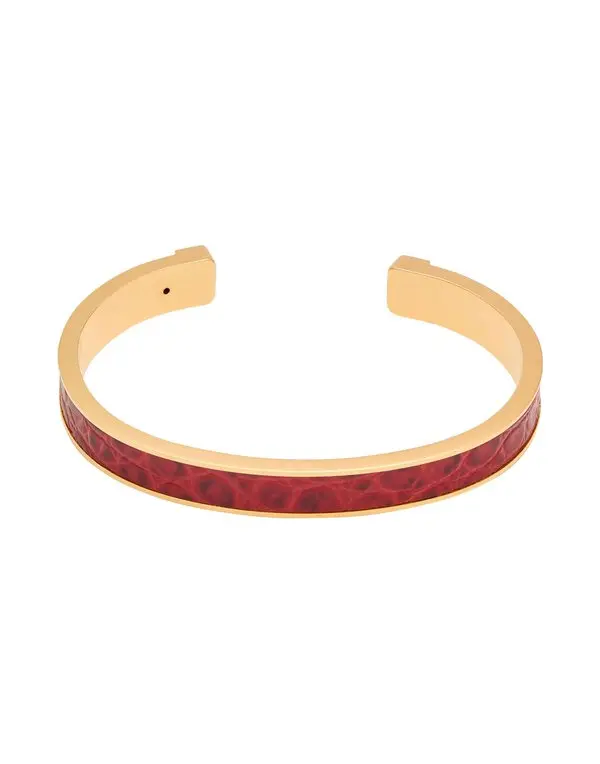 Dsquared2 Bracelet Brass, Calfskin - Red