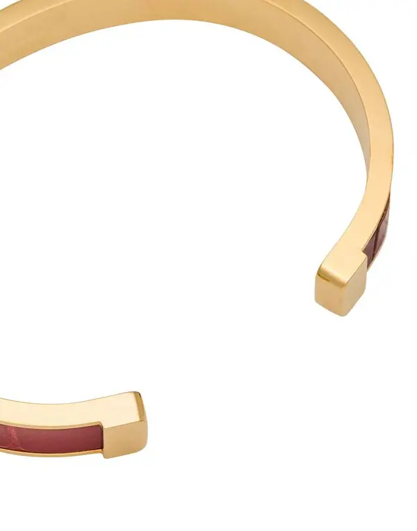 Dsquared2 Bracelet Brass, Calfskin - Red