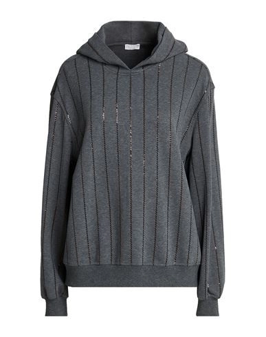 Brunello Cucinelli Sweatshirt Slate Size Cotton - Blue
