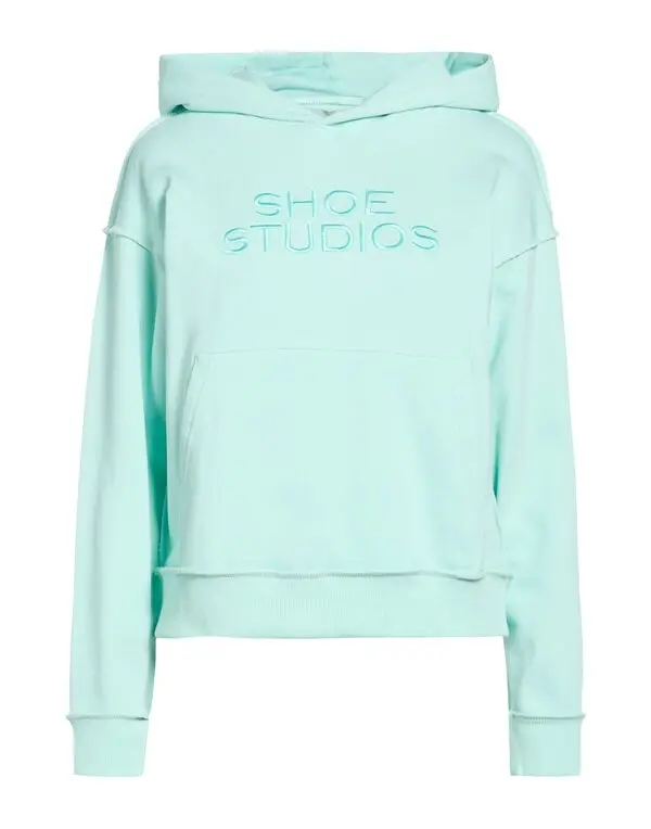 SHOE Sweatshirt Turquoise Size Cotton