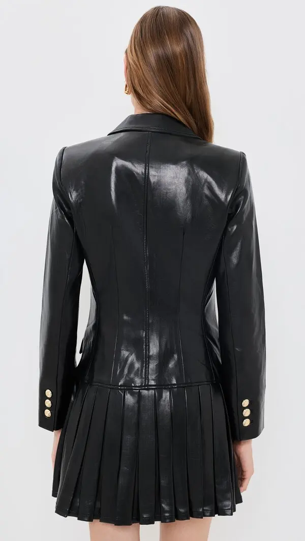 Cinq À Sept Vegan Leather Saule Dress