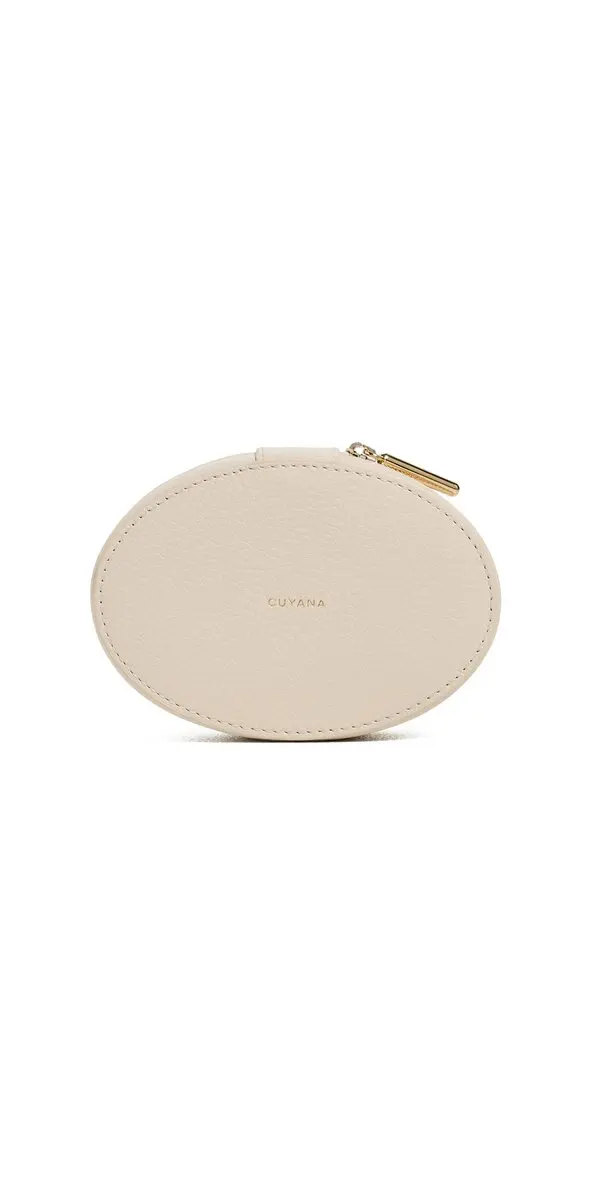 Cuyana Travel Jewelry Case - Ecru