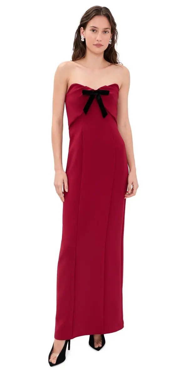Shoshanna Brielle Dress - Ruby