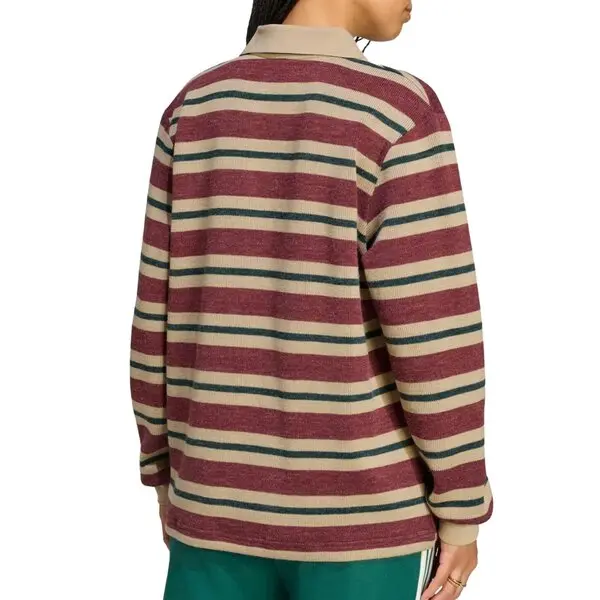 Adidas Stripe Knitted Polo Asia Sizing